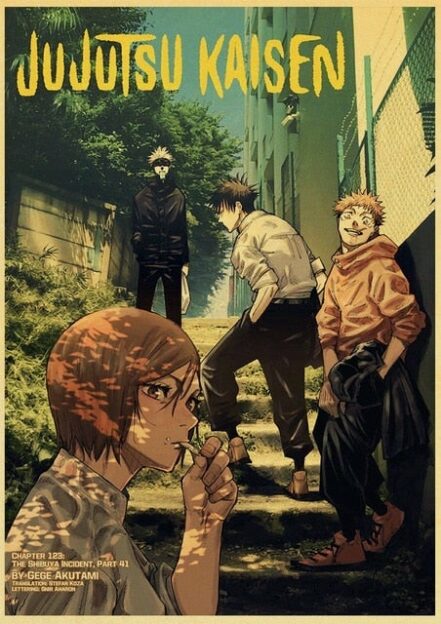 Poster Team | Jujutsu Kaisen | Boutique jujutsu kaisen