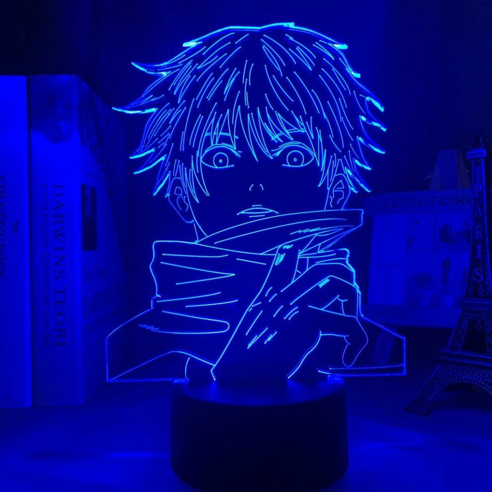 Lampe LED 3D Satoru Gojo Bandeau | Jujutsu Kaisen | Boutique jujutsu kaisen